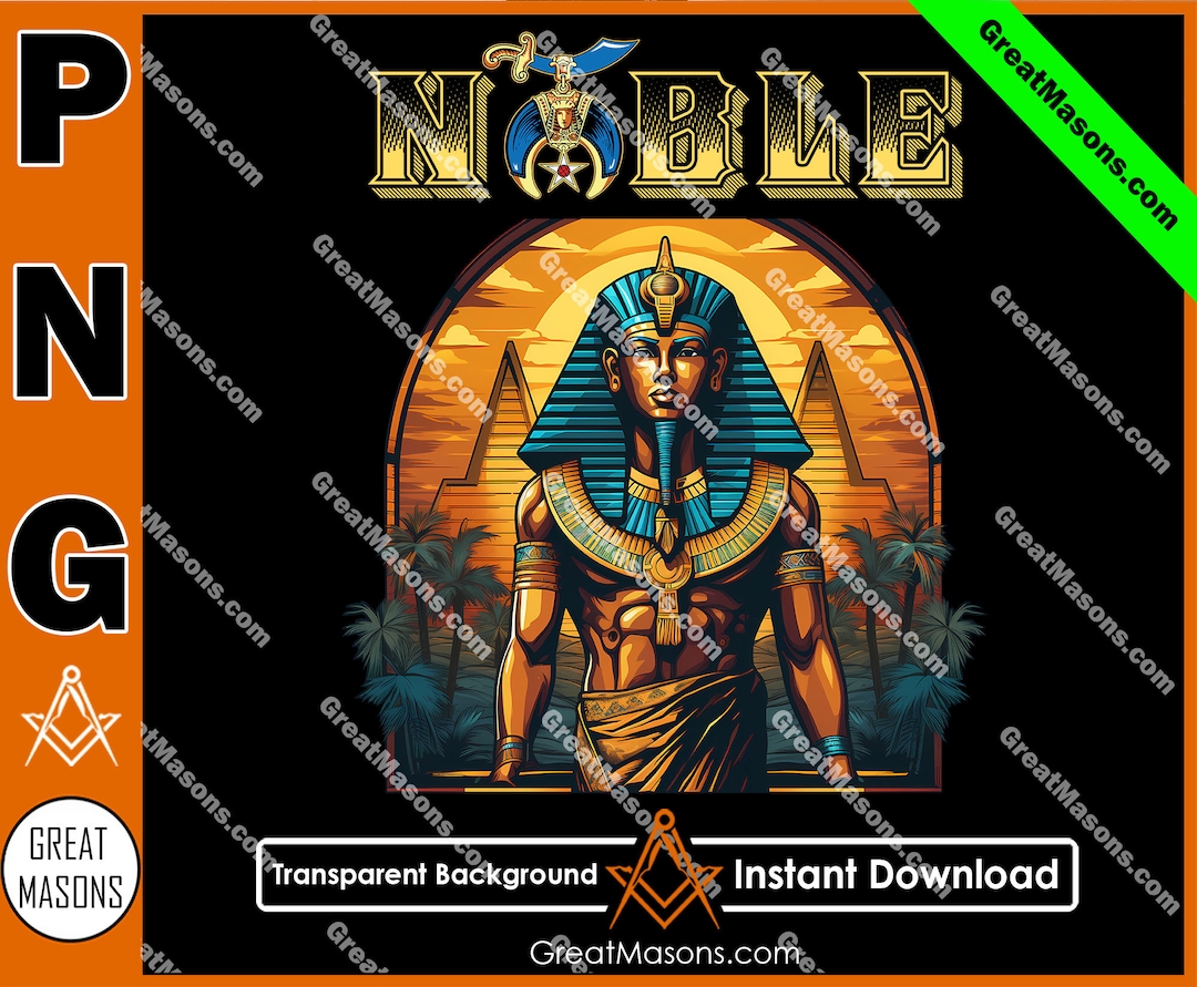 Noble Shriner Egyptian Pharaoh King of the Desert Pyramids Tutankhamun ...