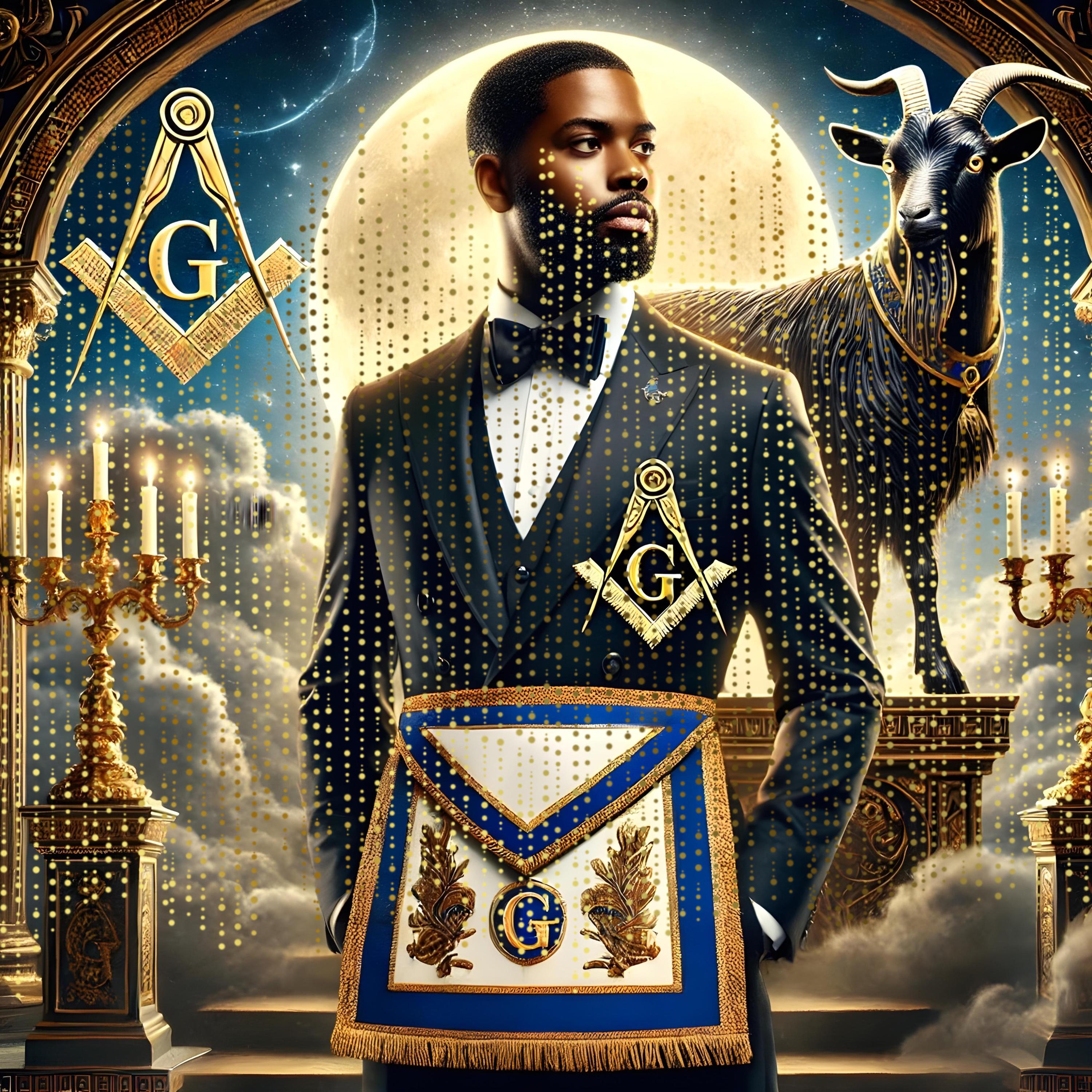Masonic Goat Rider, Masonic PNG, Mason, Fraternity, Brotherhood, Prince ...