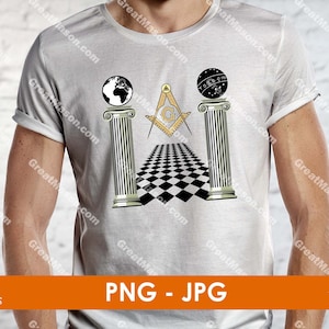 Masonic Columns Masonic Pillar Chess Board Floor - Great Masons Design ...