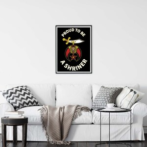 Proud to Be A Shriner Logo Symbol Masonic Pharaoh Nobles Shrine Art ...