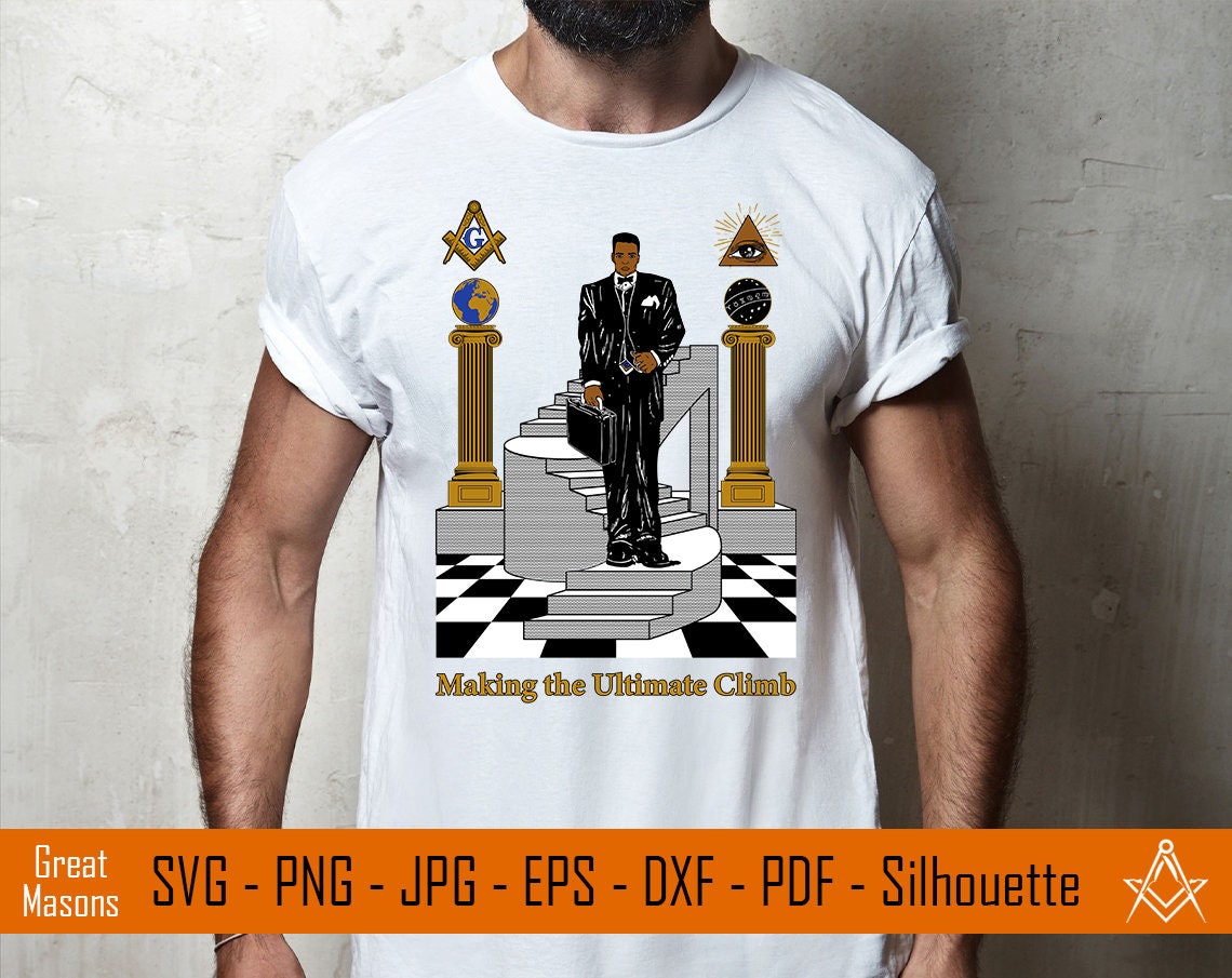 Mason Making the Ultimate Climb Great Masons SVG Png Eps - Etsy