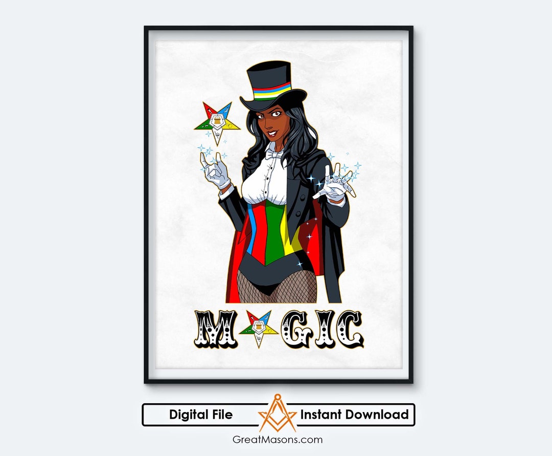 OES Lady Magician Black Sister FATAL Order of the Eastern Star ...