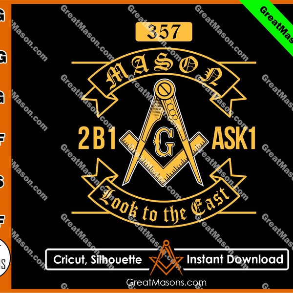 357 Mason Svg - Etsy