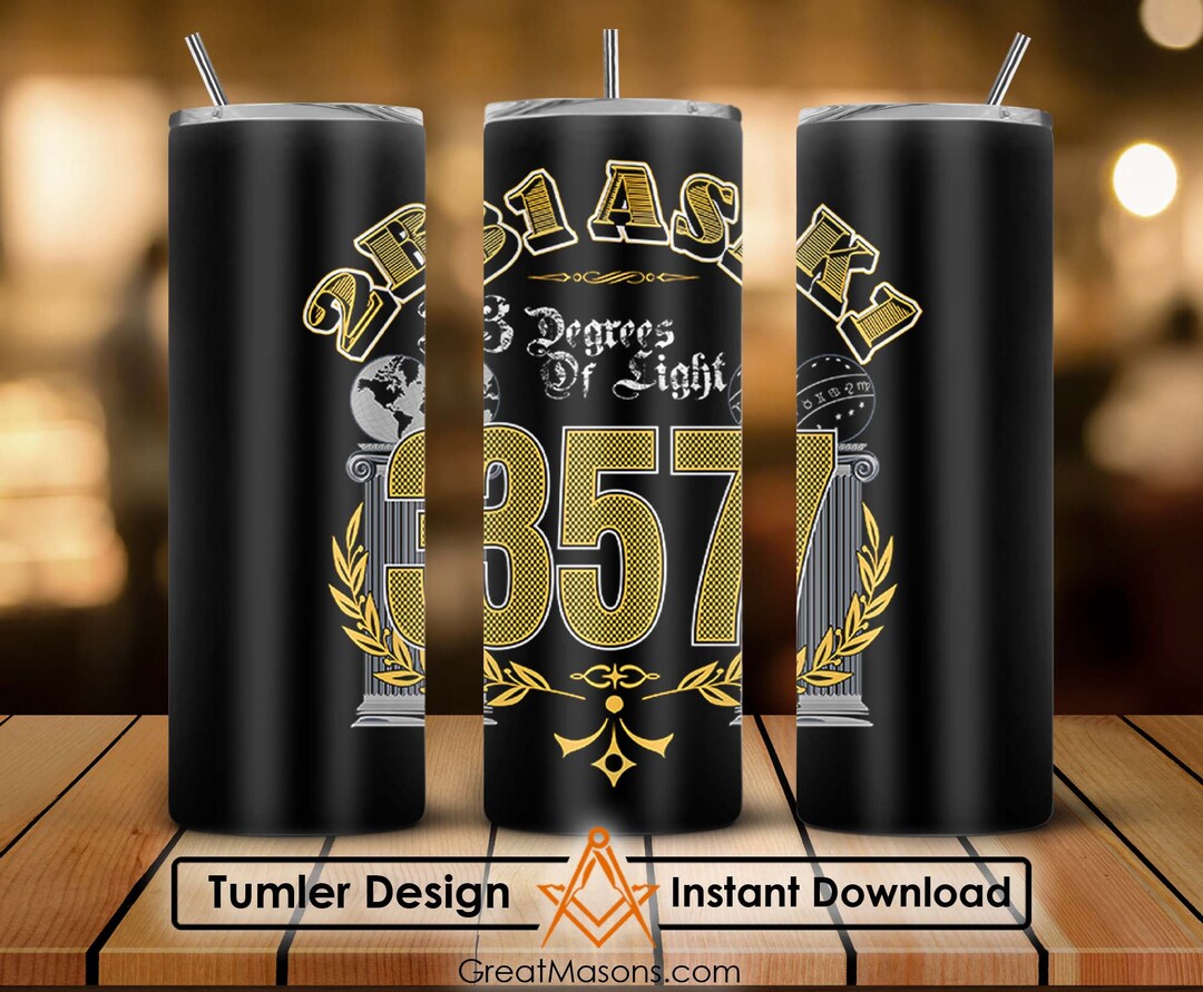 Mason 2B1ASK1 3 Degrees of Light 357 20oz 30oz Skinny Tumbler Wrap Png ...