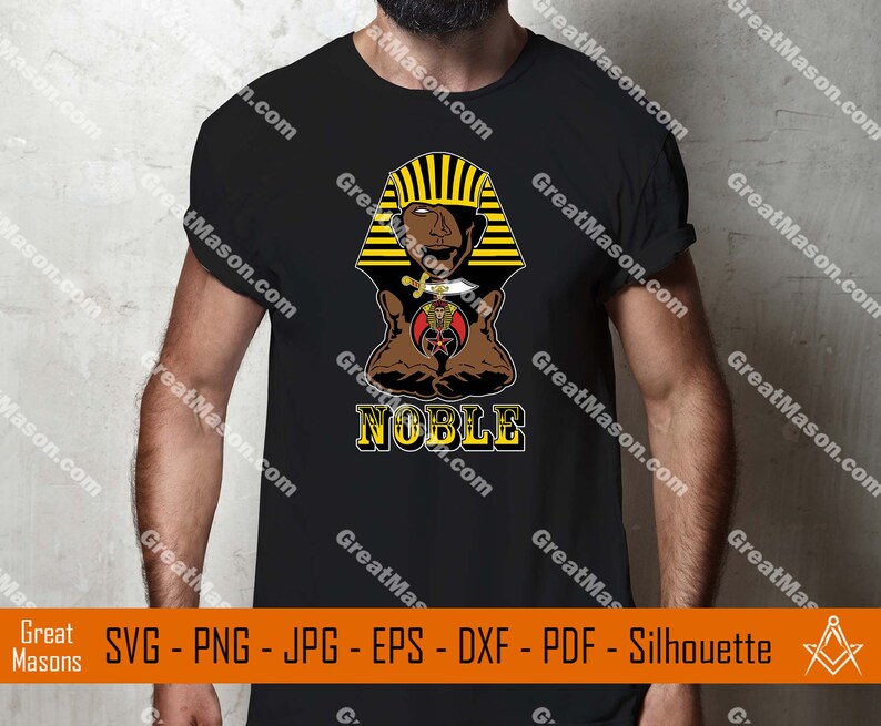 Noble Mystic Shrine Pharaoh Symbol in Hand Shriner AEAONMS Masonic ...