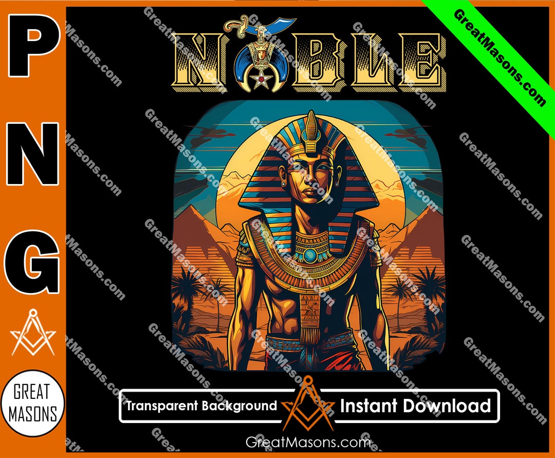 Noble Shriner Egyptian Pharaoh King of the Desert Pyramids Tutankhamun ...