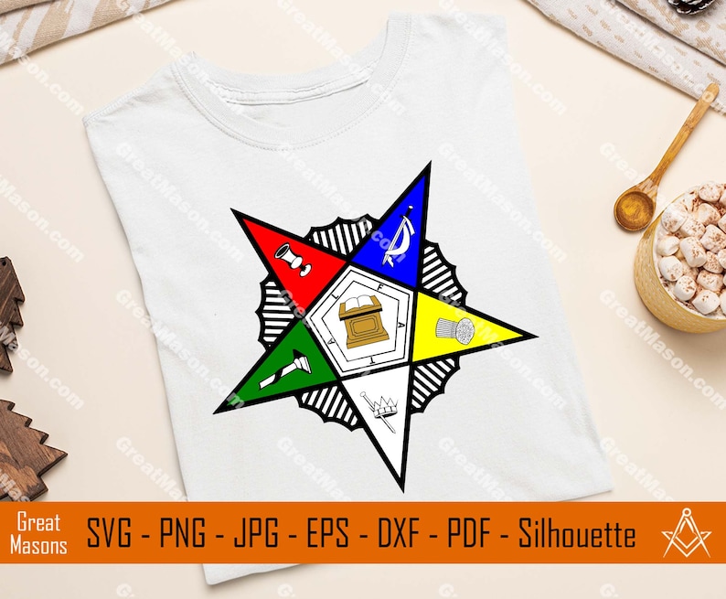 OES Star FATAL Logo Symbols Order of the Eastern Star - Etsy