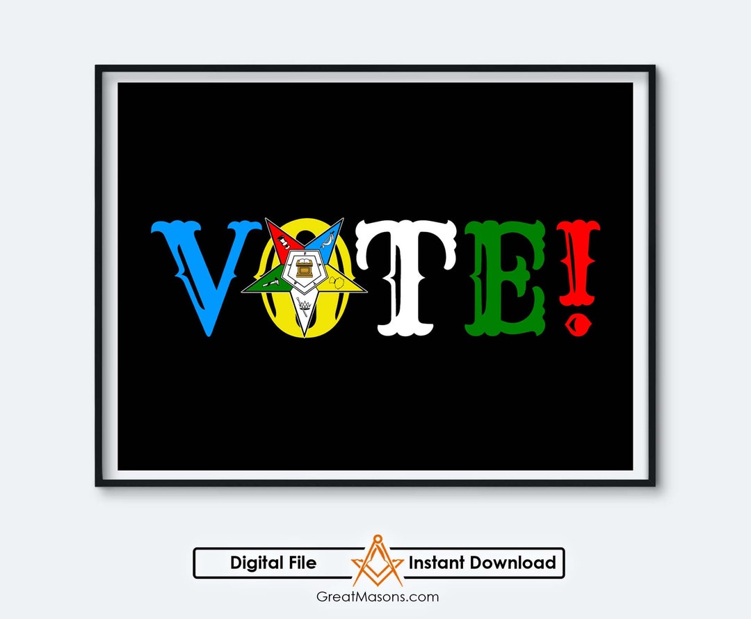 OES VOTE Sisters FATAL Order of the Eastern Star - Great Masons ...