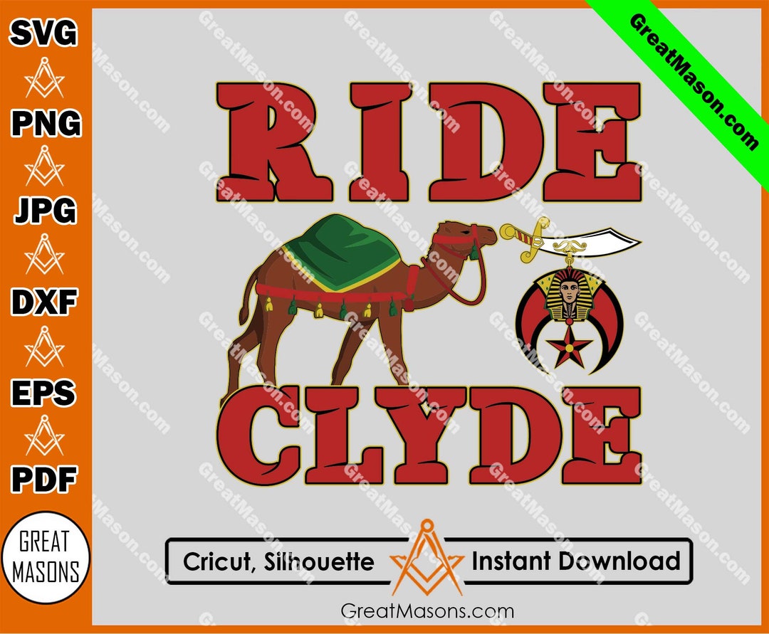 Noble Shriner Ride Clyde Camel Symbol King of Desert Shriners Freemason ...
