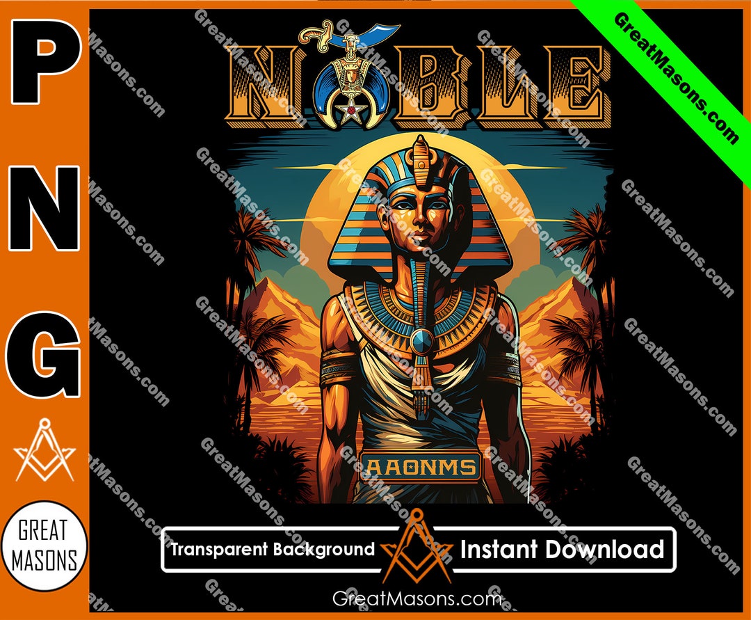 Noble Shriner Egyptian Pharaoh King of the Desert Pyramids Tutankhamun ...