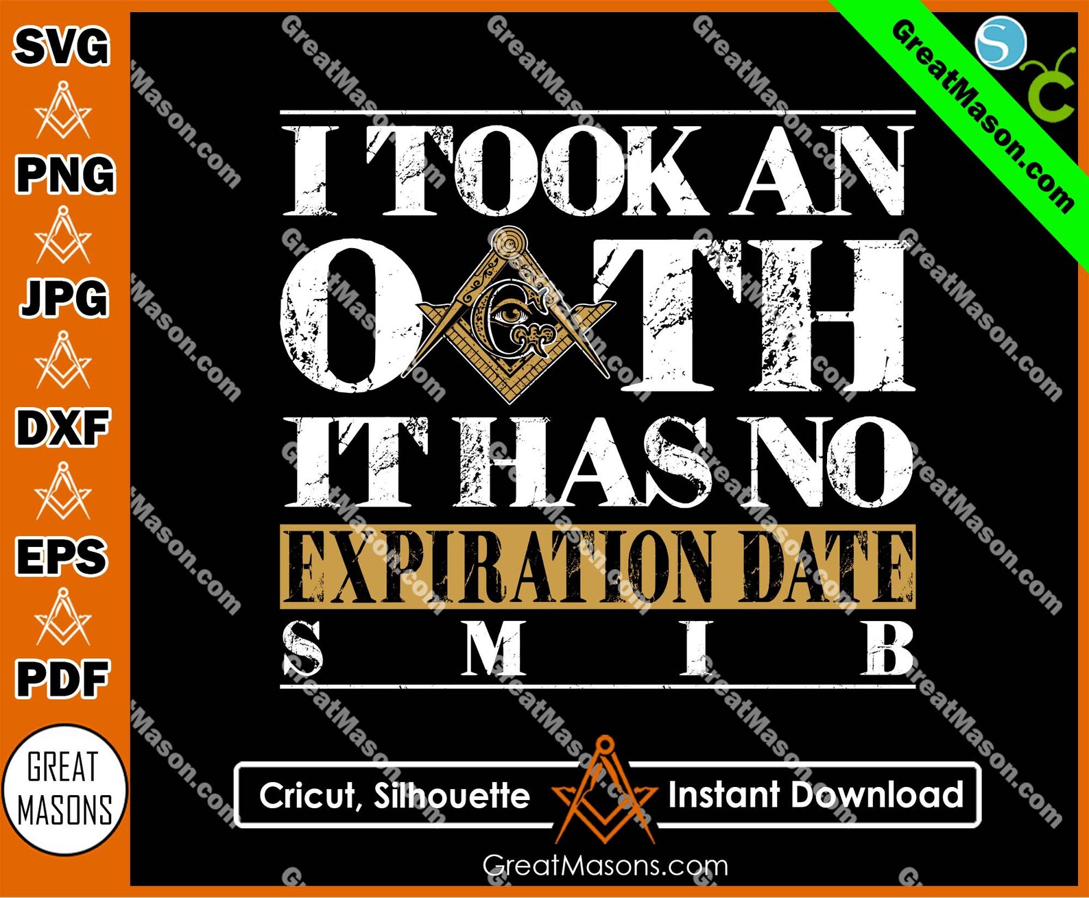 Freemason I Took an OATH It Has No Expiration Date so Mote It - Etsy