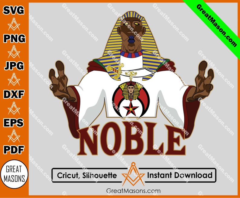 Noble Mystic Shrine Pharaoh King of the Desert Shriner AEAONMS - Etsy