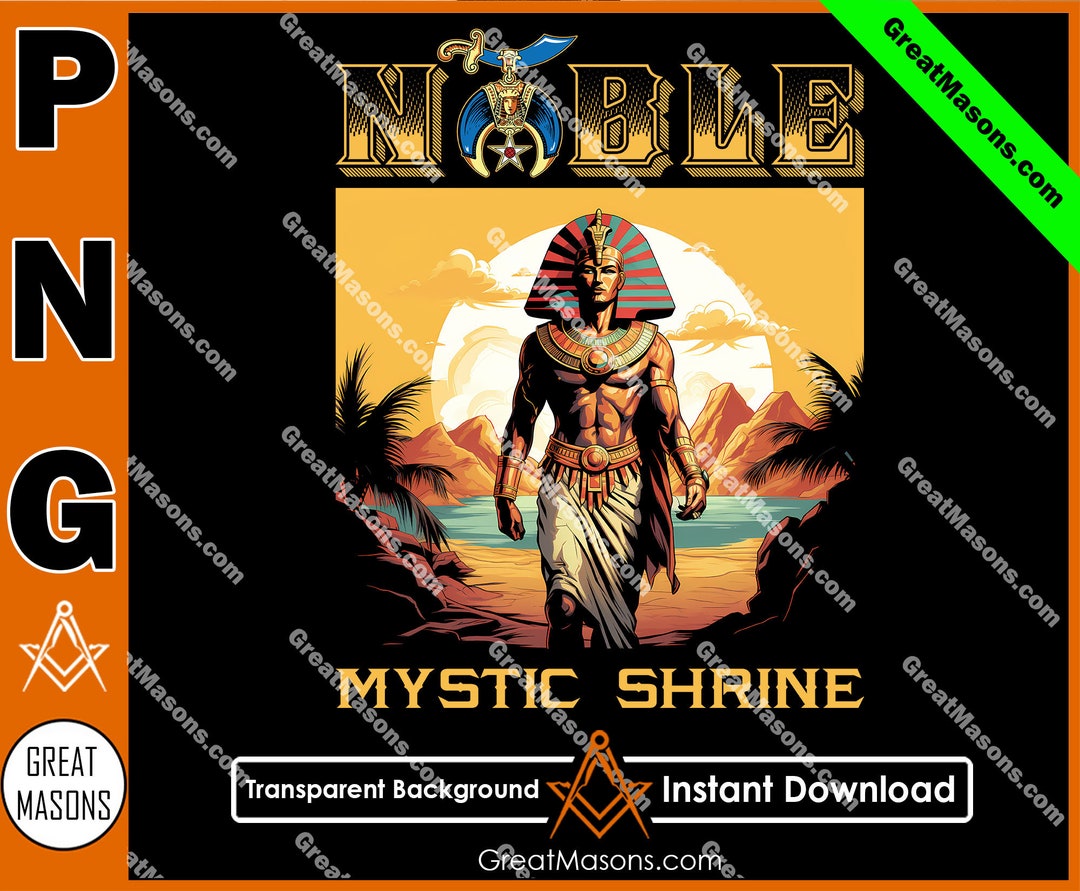 Noble Mystic Shriner Egyptian Pharaoh King of the Desert Pyramid ...