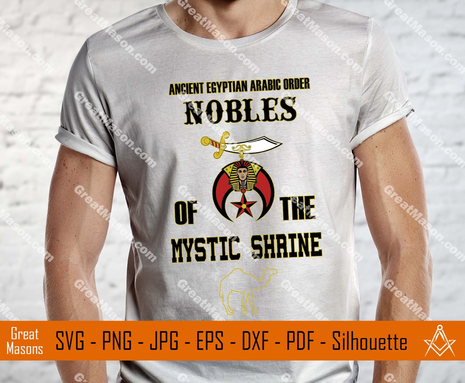 Nobles Mystic Shrine AEAONMS Shriner Scimitar Crescent and - Etsy