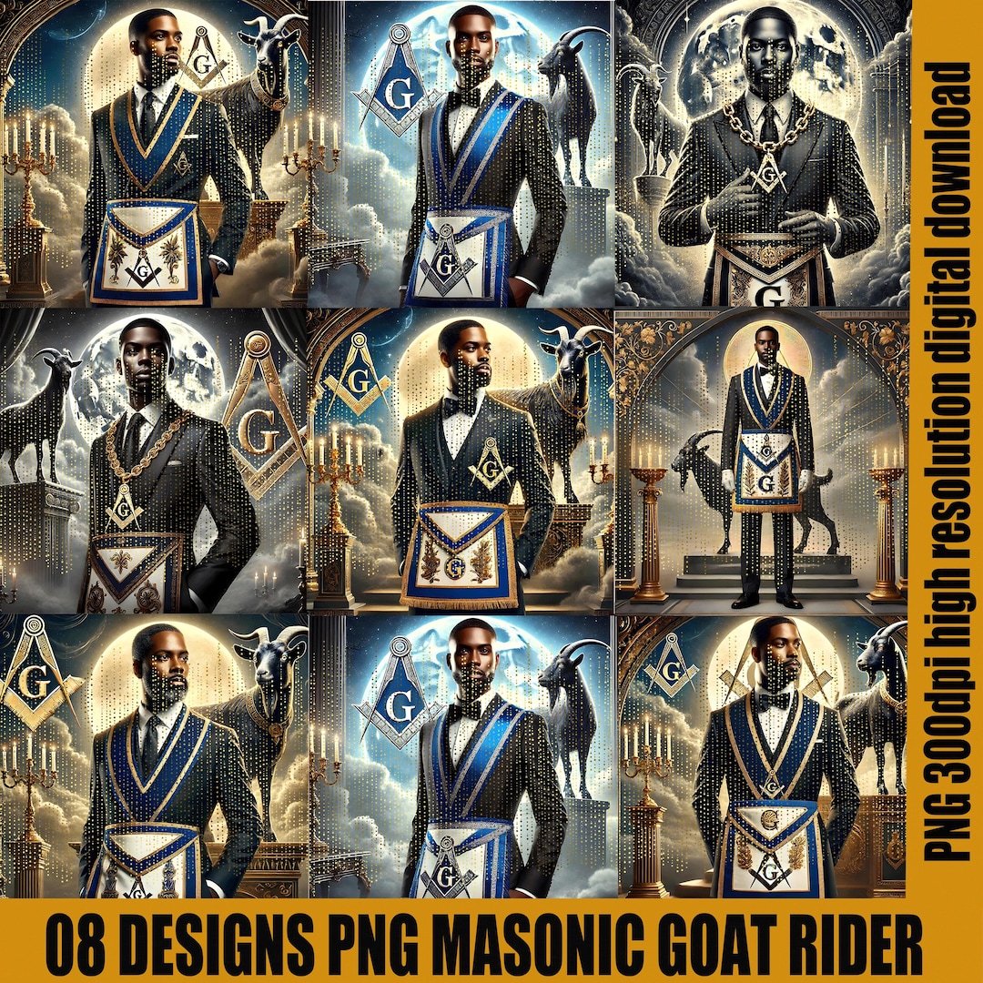 Masonic Goat Rider, Masonic PNG, Mason, Fraternity, Brotherhood, Prince ...