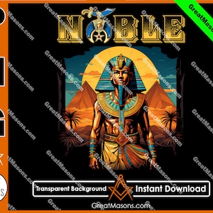 Noble Shriner Egyptian Pharaoh King of the Desert Pyramids Tutankhamun ...
