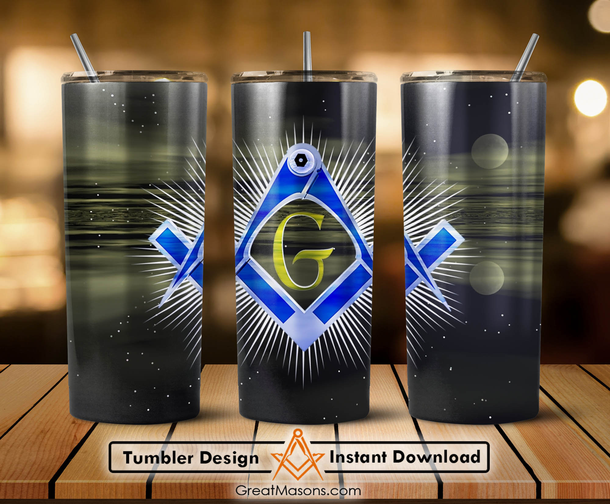 Mason Logo Symbol Freemasons Great Masons 20oz 30oz Skinny - Etsy