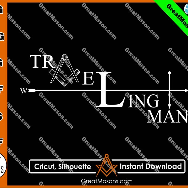 Masonic Traveler Svg - Etsy Hong Kong