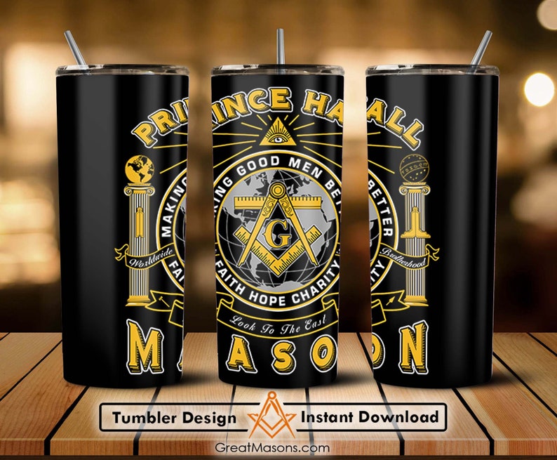 Prince Hall Mason Making Good Men Better Freemason 20oz 30oz - Etsy