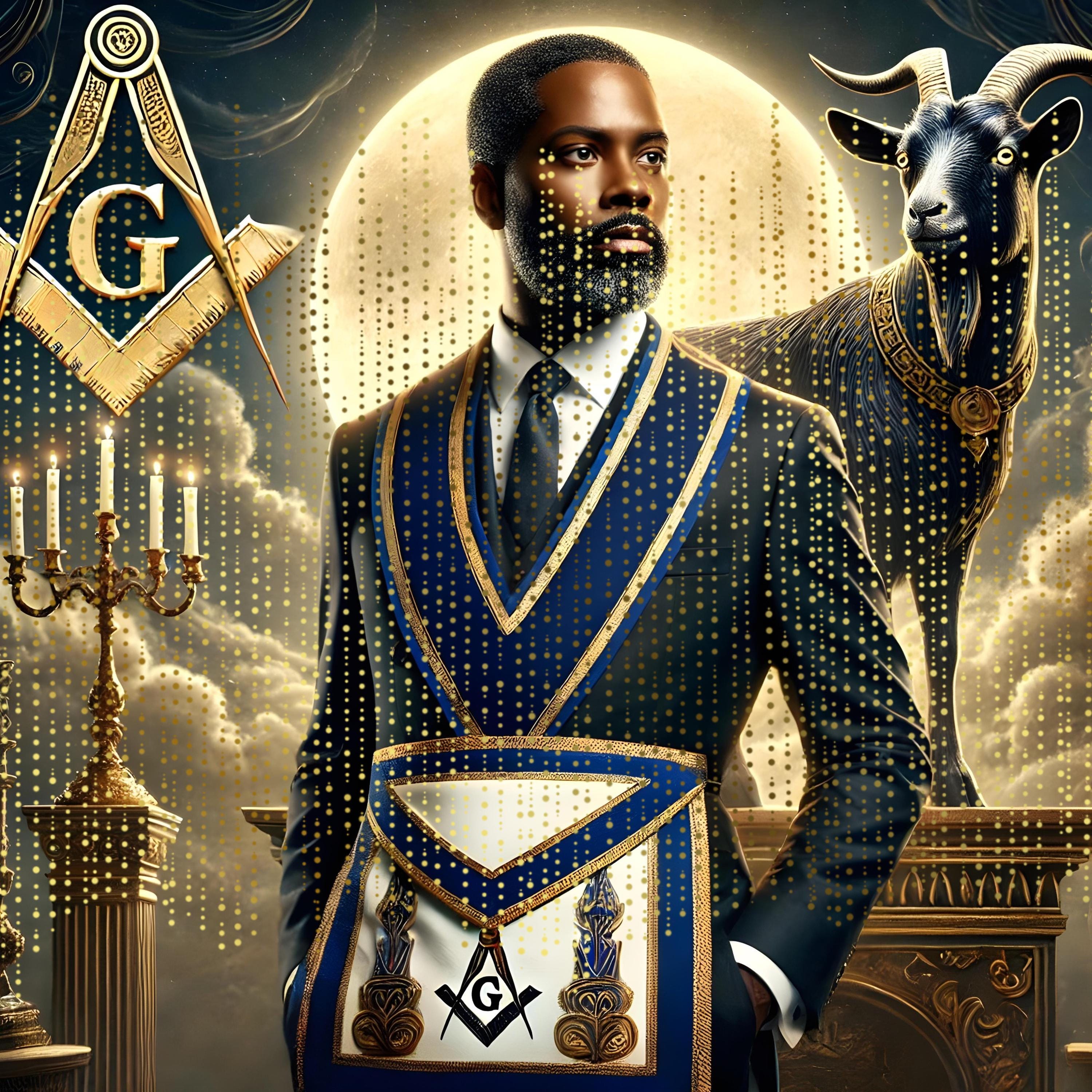 Masonic Goat Rider, Masonic PNG, Mason, Fraternity, Brotherhood, Prince ...
