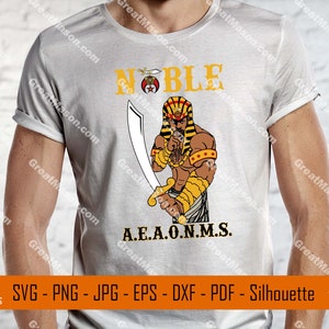 Noble Mystic Shrine Pharaoh King of the Desert Shriner AEAONMS Masonic ...
