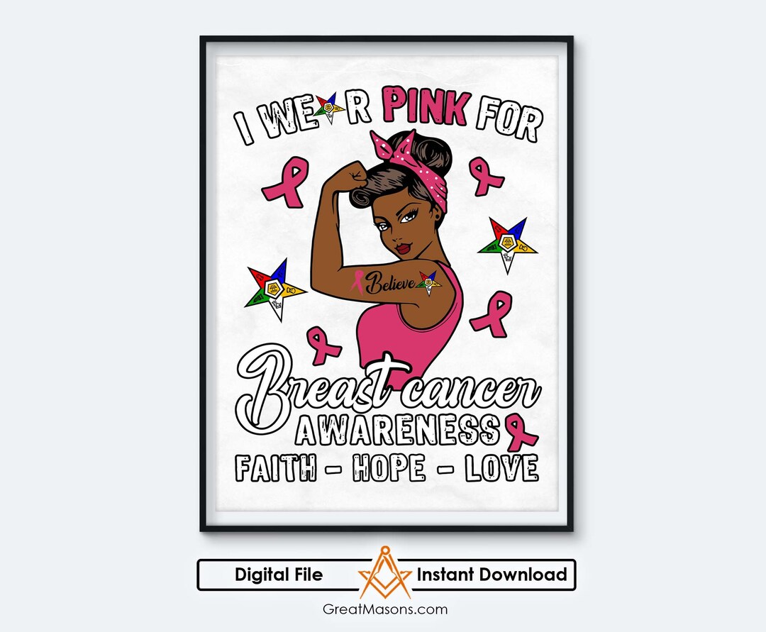 OES Sisters Wear Pink for Believers Breast Cancer Awareness Order of ...