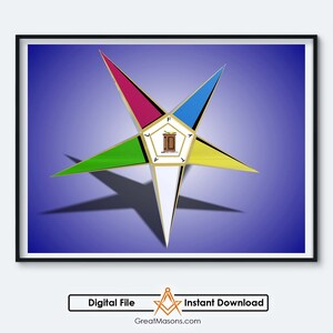 OES Star FATAL Logo Symbols Order of the Eastern Star Sisterhood ...