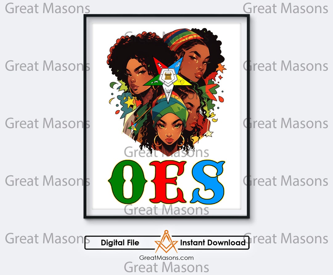 OES Sisters Squad Sistas FATAL Order of the Eastern Star Masonic Wall ...