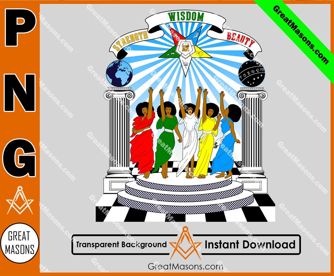 OES Sisters Strength Wisdom Beauty FATAL Order of the Eastern Star ...