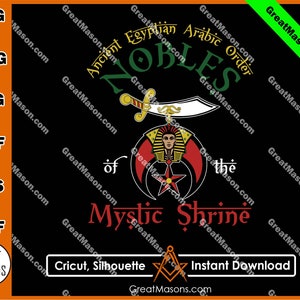 Nobles of the Mystic Shrine AEAONMS Camel Shriner Scimitar Crescent and ...