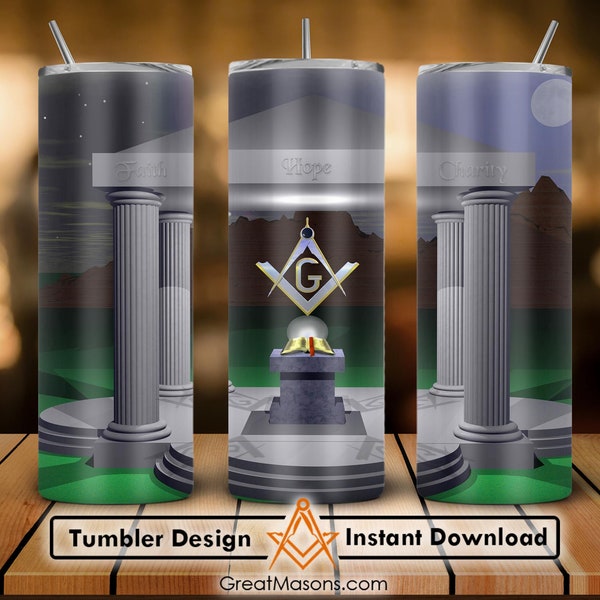 Masonic Faith Hope Charity Svg - Etsy