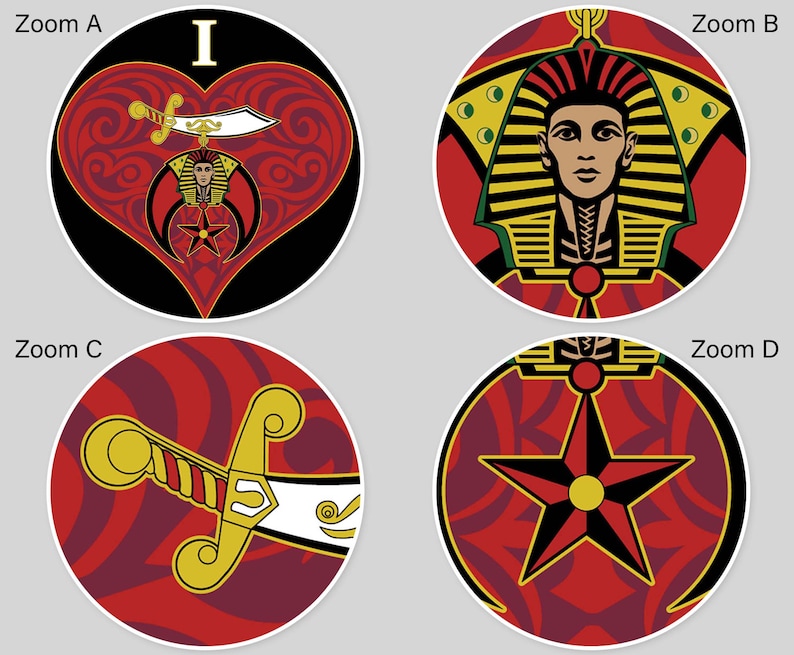 I Love My Shriner Heart Shrine Fez Sword Star Symbol Shriners - Etsy