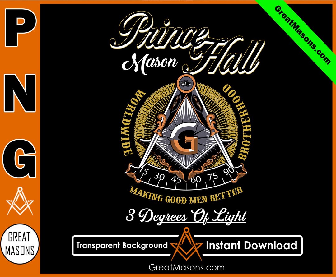 Prince Hall Mason Past Master Making Good Men Better 3 Degrees of Light ...