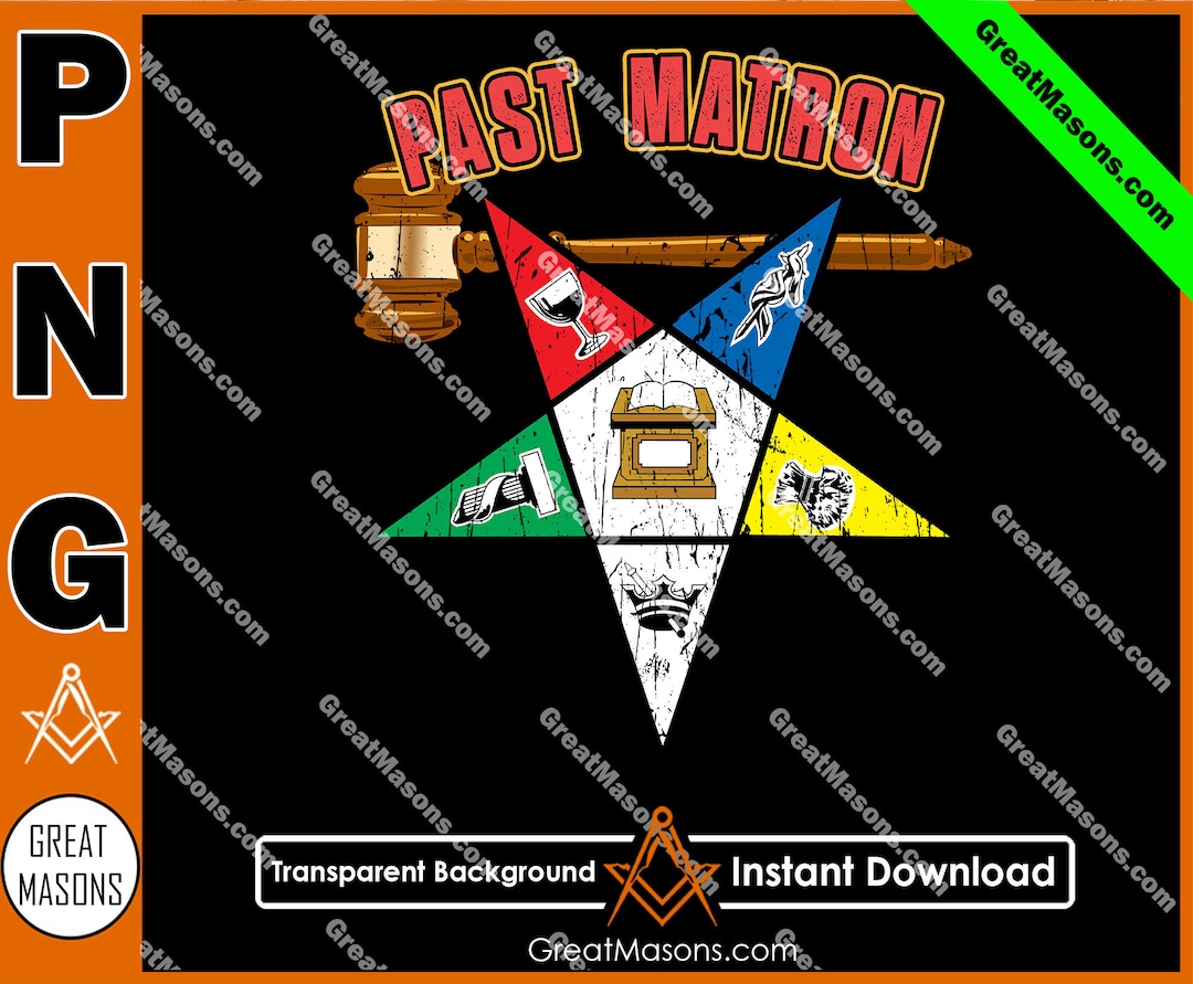 OES Past Matron Vintage Worthy Matron FATAL Order of the Eastern Star ...