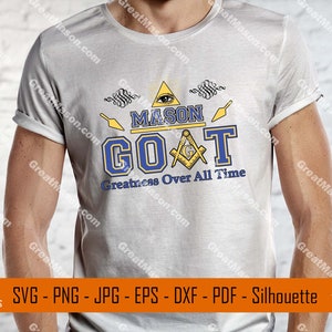 Mason Goat Rider Greatness Over All Time Freemasons - Great Masons *SVG ...