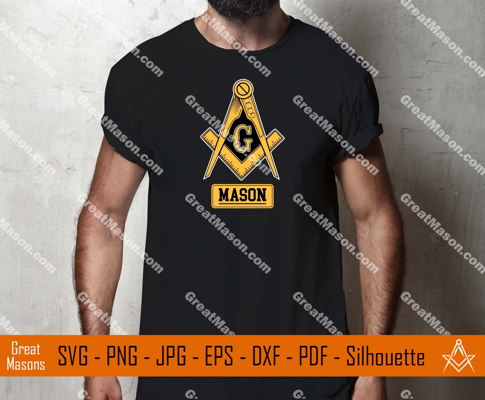 Mason Square & Compasses G Symbol Masonic Design - Great Masons *SVG ...