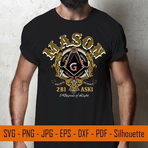 Mason 2B1ASK1 3 Degrees of Light Brotherhood - Great Masons *SVG, Png ...
