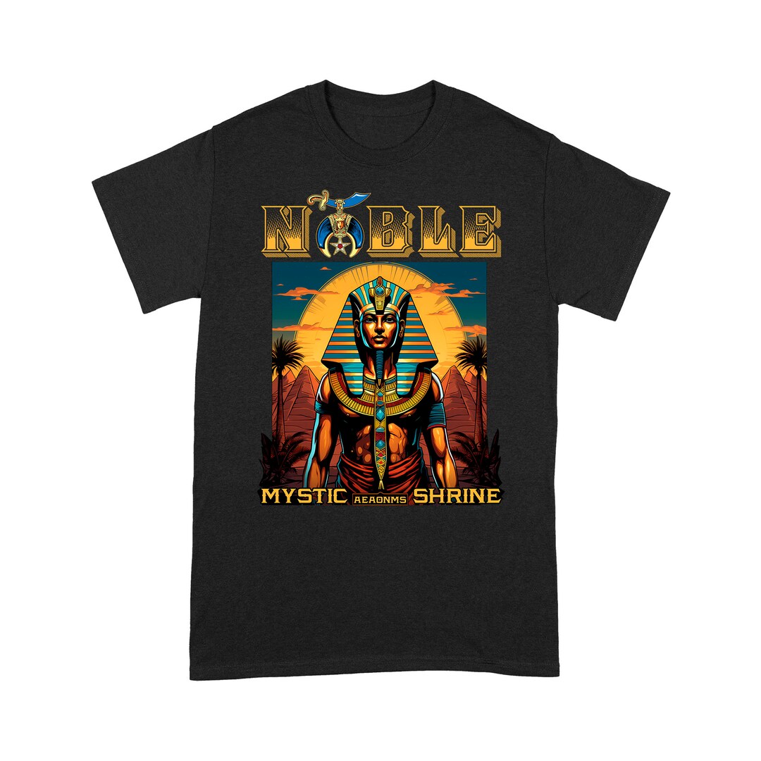 Shriner Egyptian Pharaoh King Pyramid Tutankhamun AEAONMS T - Etsy