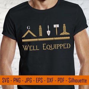 Mason Well Equipped Craft Working Tools - Great Masons *SVG, Png, Eps ...