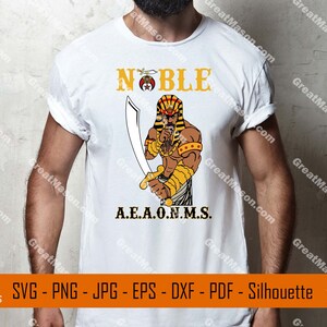 Noble Mystic Shrine Pharaoh King of the Desert Shriner AEAONMS Masonic ...