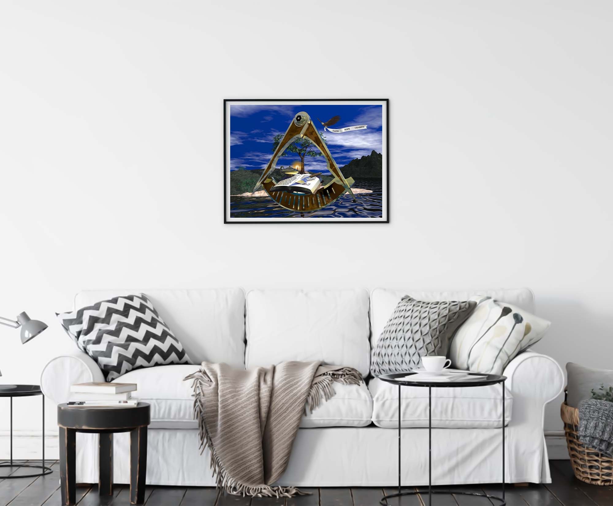 Mason Past Master Emblems Symbol Masonic Compasses Faith Hope - Etsy