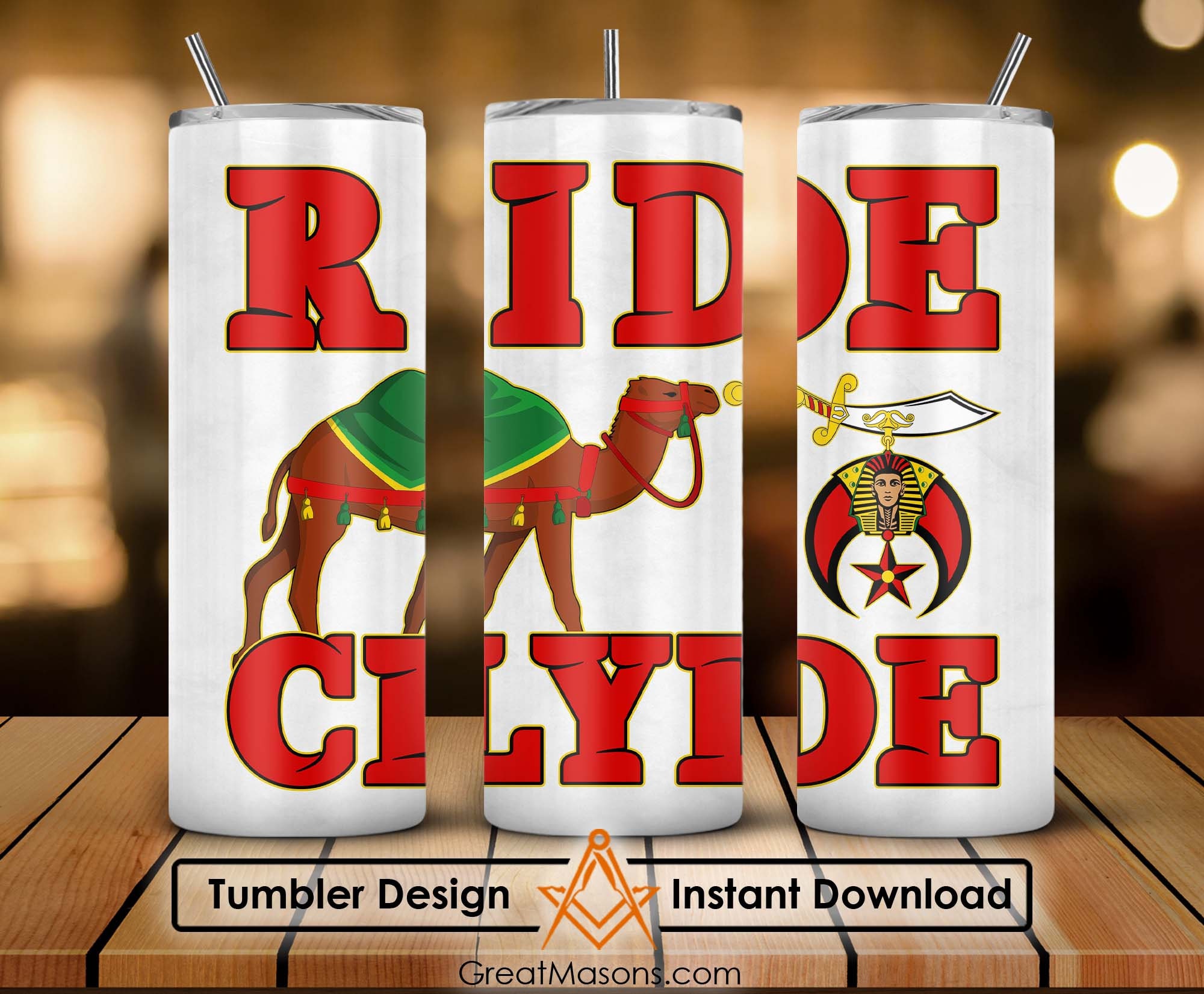 Noble Shriner Ride Clyde Camel Symbol King of Desert Freemason - Etsy