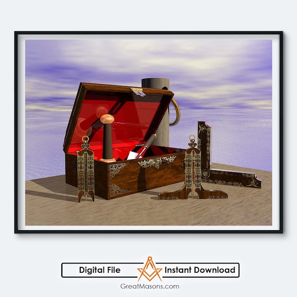 Masonic Square and Compasses Working Tool - Etsy