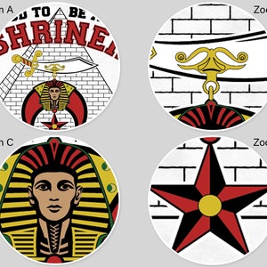 Proud to Be A Shriner Logo Symbol Masonic Pharaoh Nobles Shrine Art ...