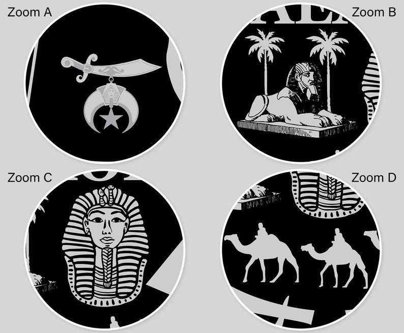 Shriner PHA 1893 AEAONMS Pharaoh Camel Desert Shriners - Etsy