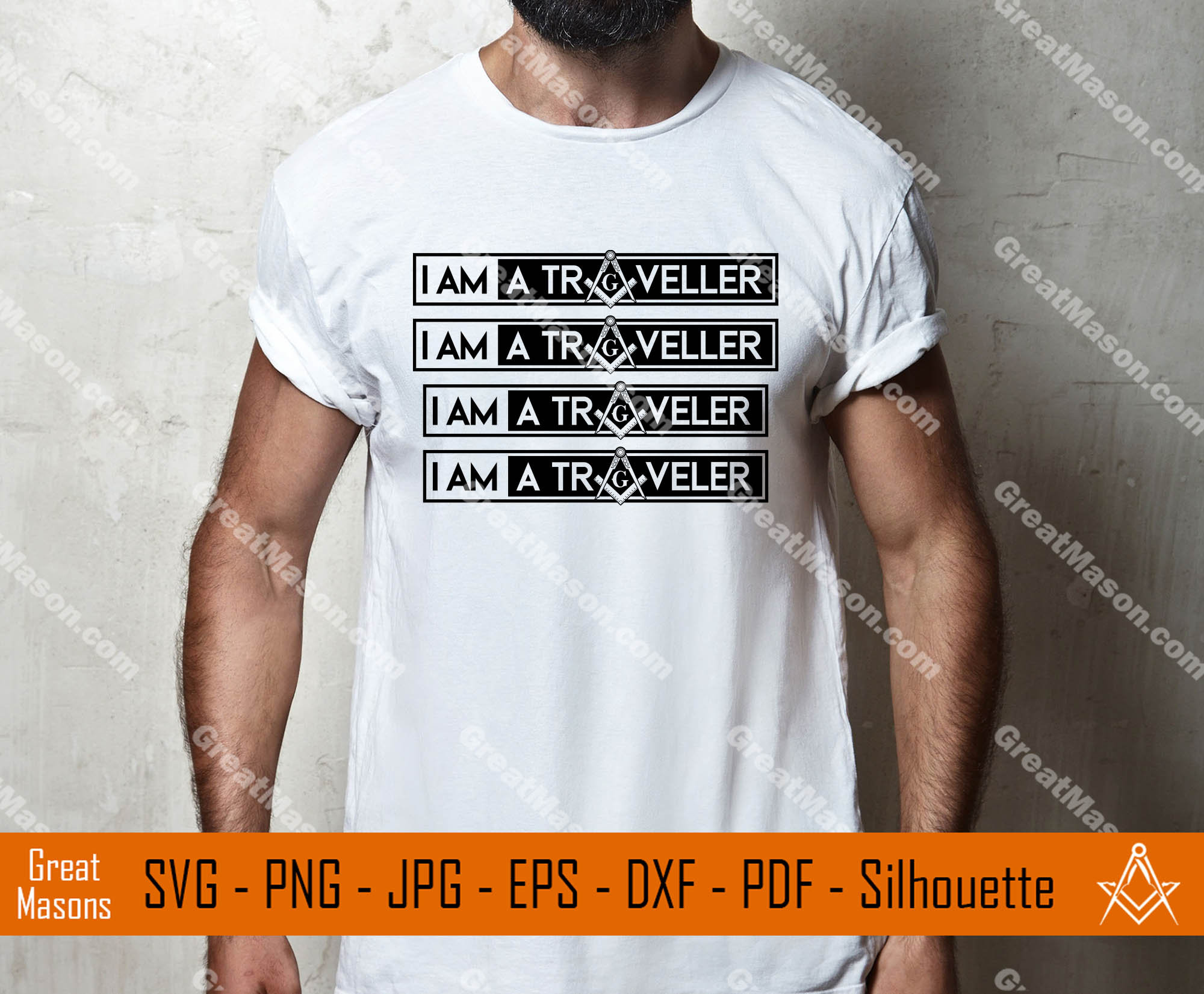 I AM A Traveler Masonic Digital File - Great Masons Design *SVG, Png ...