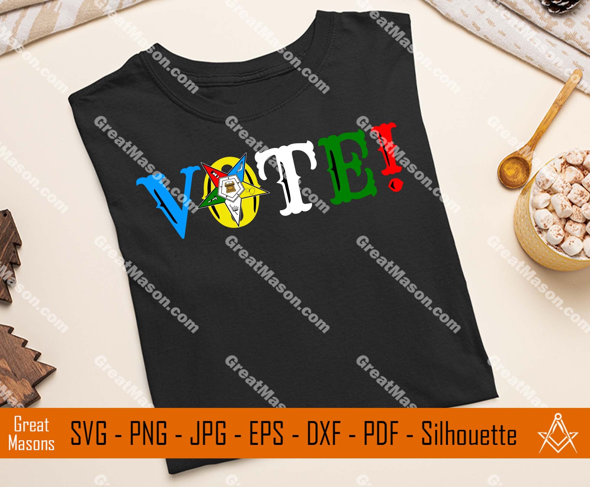 OES VOTE Sisters FATAL Order of the Eastern Star - Great Masons *svg ...