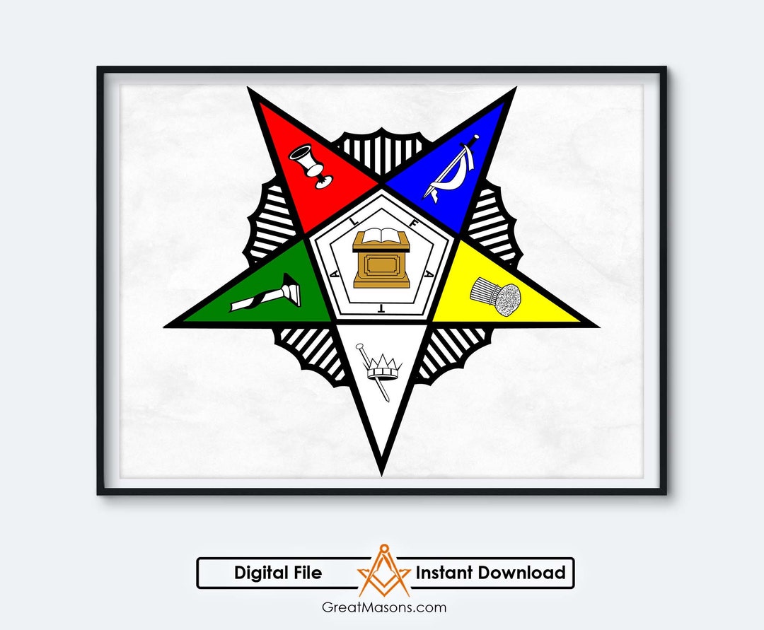 OES Star FATAL Logo Symbols Order of the Eastern Star Sisterhood ...