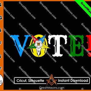 OES VOTE Sisters FATAL Order of the Eastern Star - Great Masons *svg ...