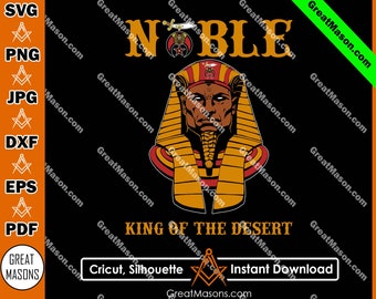 Noble Mystic Shrine Pharaoh King of the Desert Shriner 1893 - Etsy
